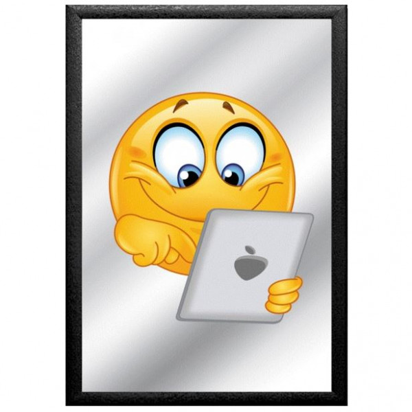 SPECCHIO EMOTICON TABLET 20x30 cm - Italpremyo - Dedem S.p.A.